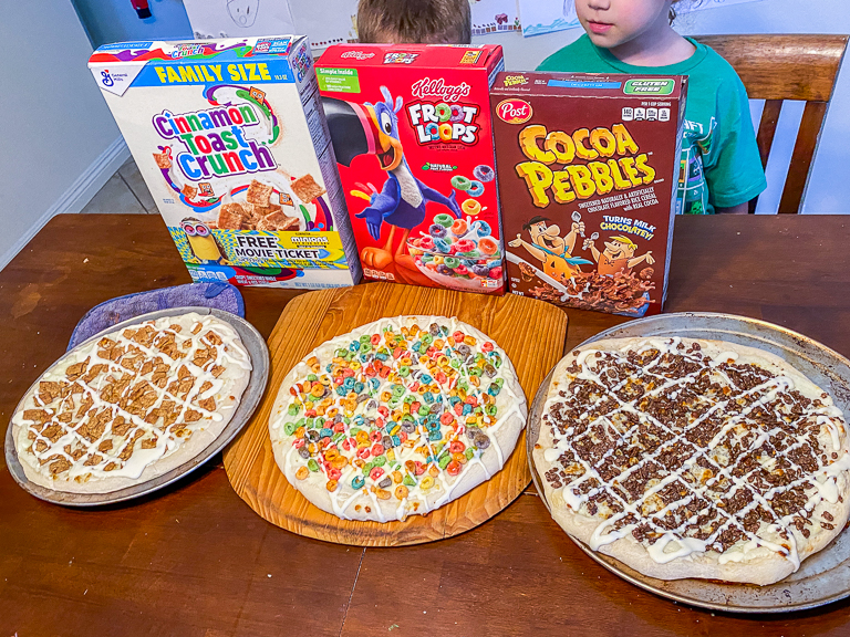 Tales of the Flowers: Pizza at Home - Loopy Froots Pizza - Cereal ...