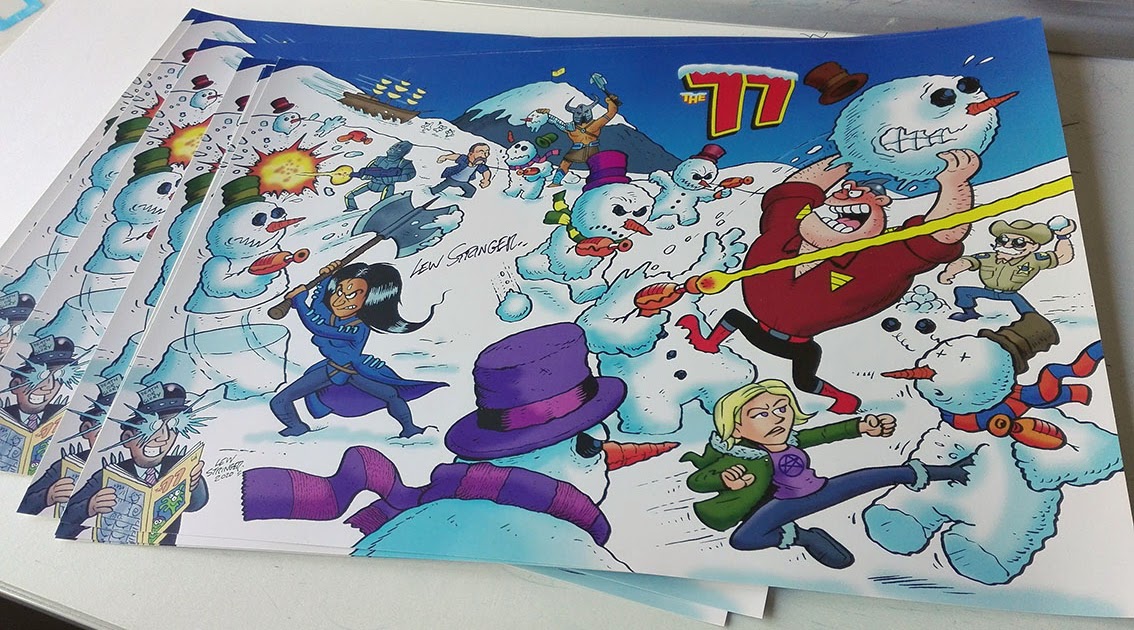 Lew Stringer Comics: The77 Cover Prints, - limited number available now