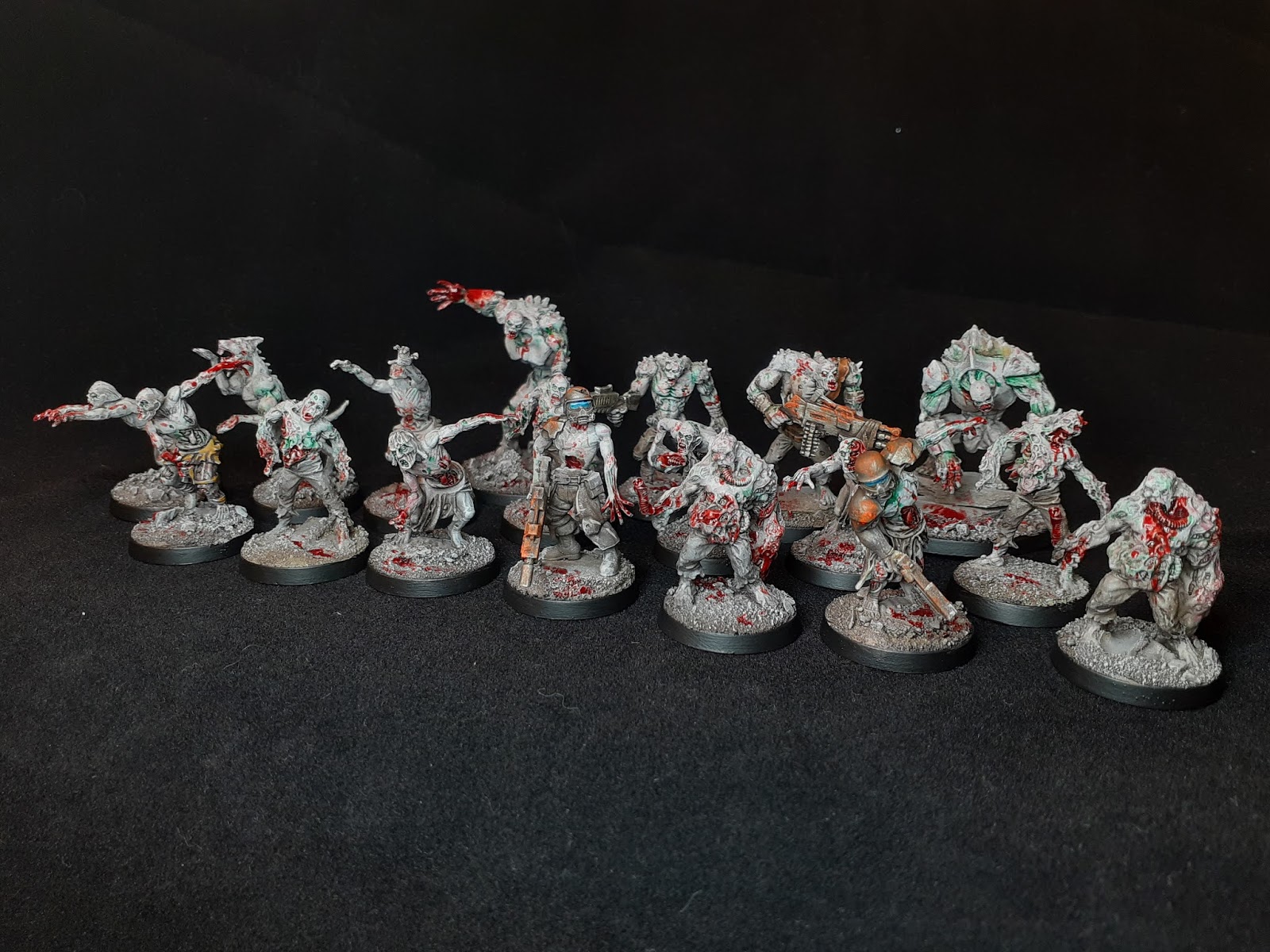 Tabletop Apocalypse: Necromunda - Zombie Hoard, Complete