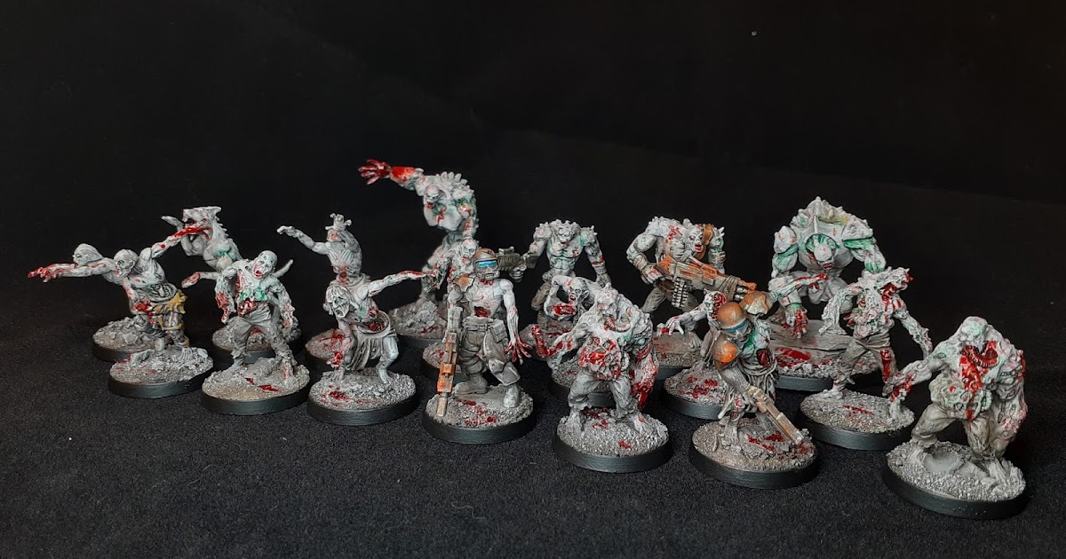 Tabletop Apocalypse: Necromunda - Zombie Hoard, Complete
