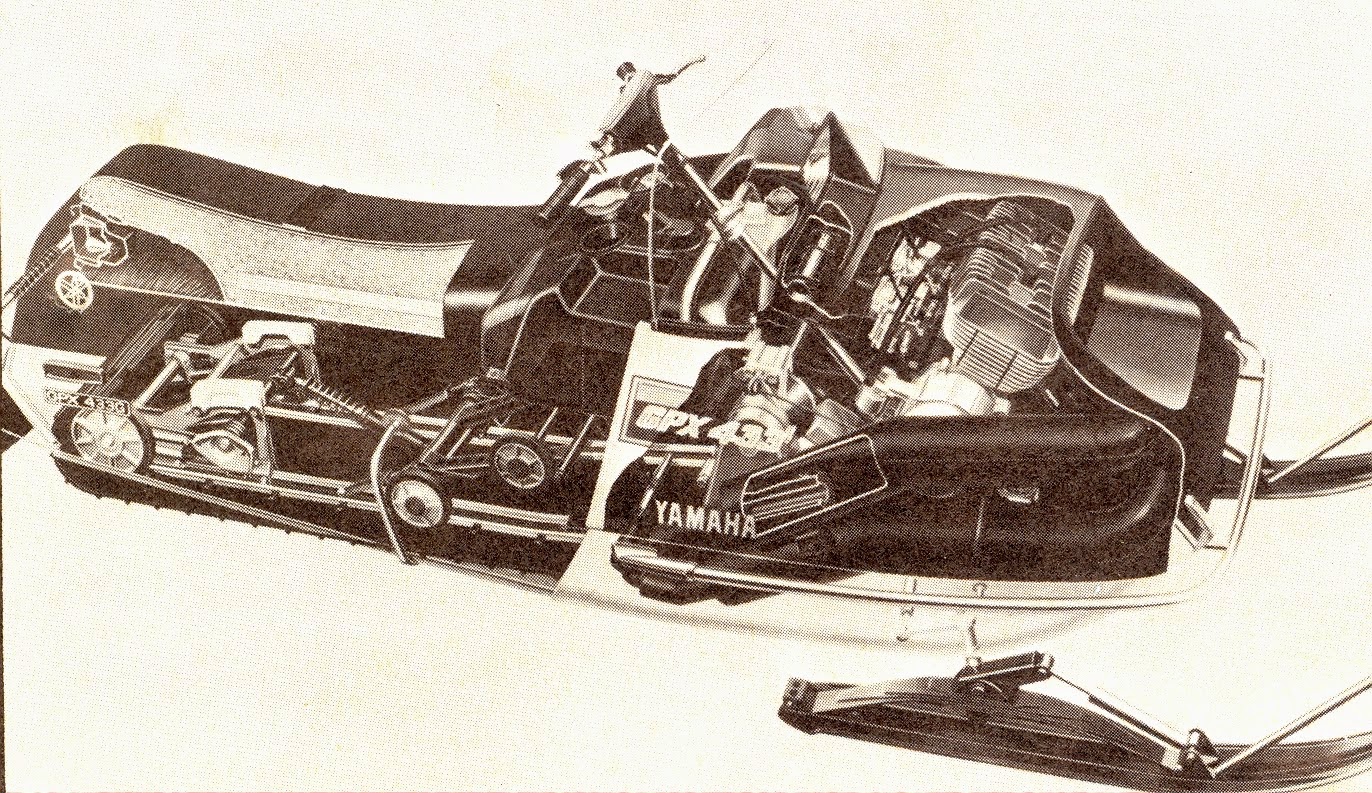 CLASSIC SNOWMOBILES OF THE PAST: INSIDE LOOK OF A 1975 YAMAHA GPX