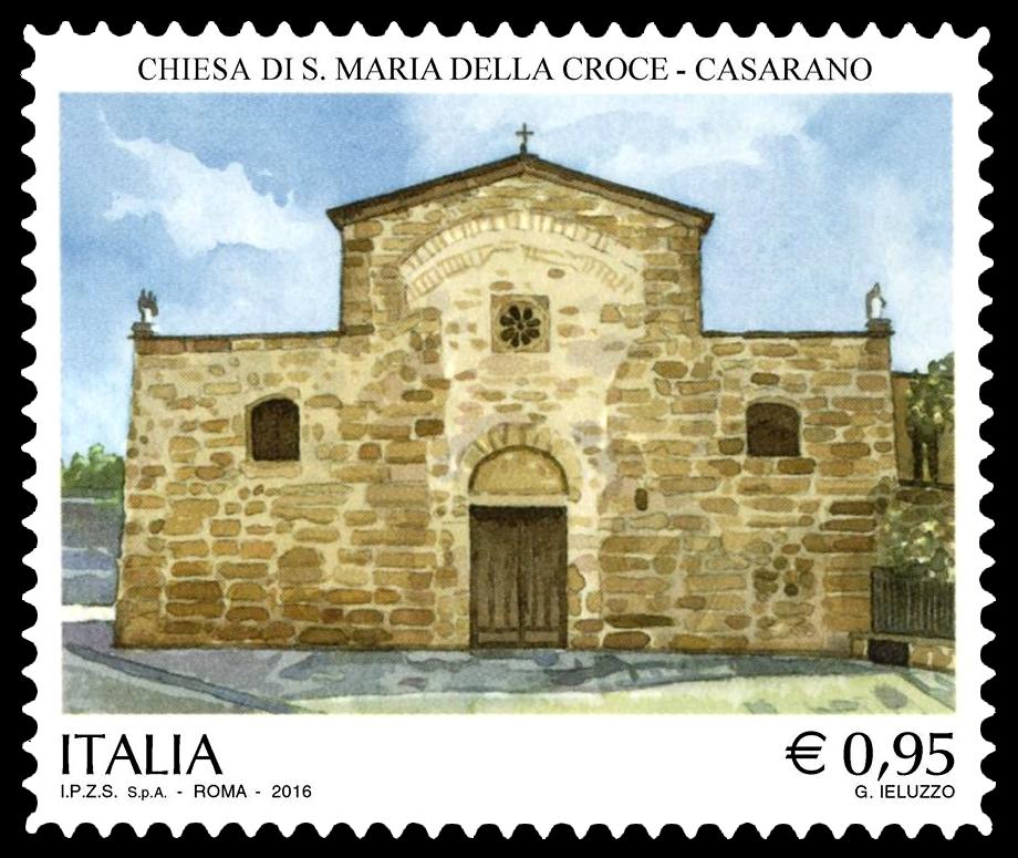 GULFMANN STAMPS WORLD: ITALY ~ Chiesa de S, Maria Della Croce - Casarano