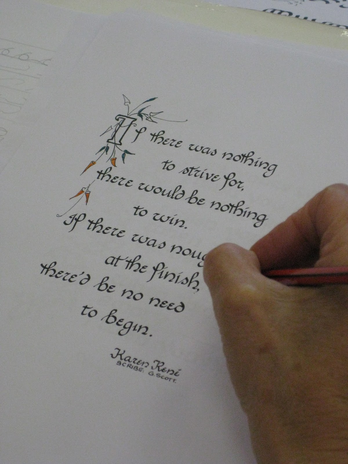 Calligraphy Southscribes Inc.: ‘Fill the Space’ Calliart Workshop ...