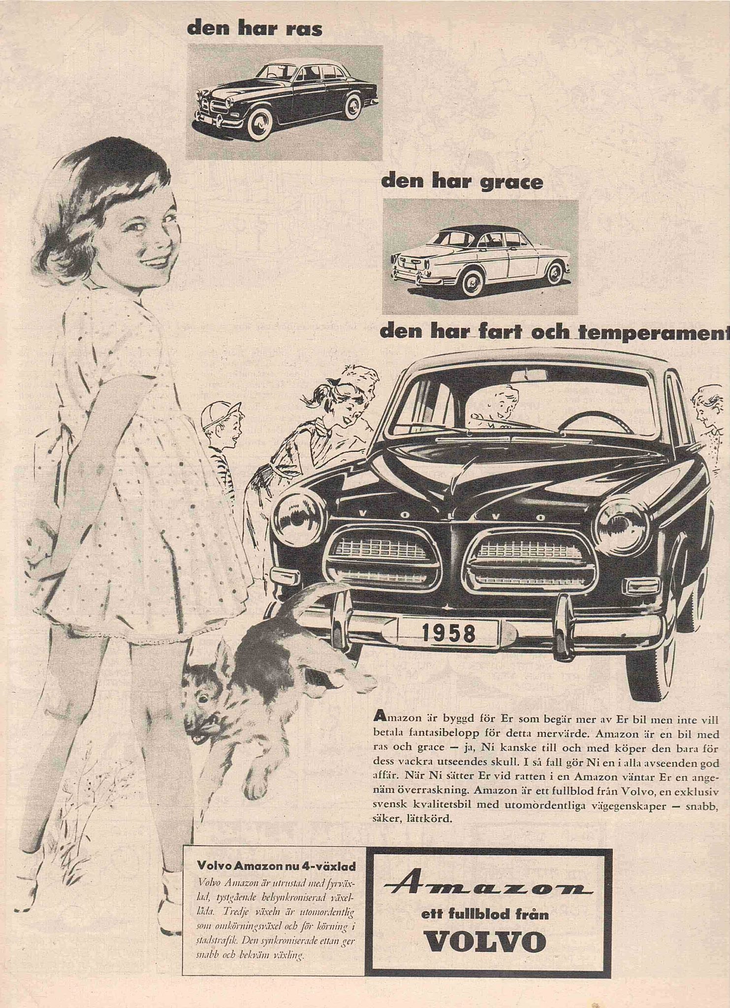 Nostalgorama: Reklam för Volvo Amazon 1958