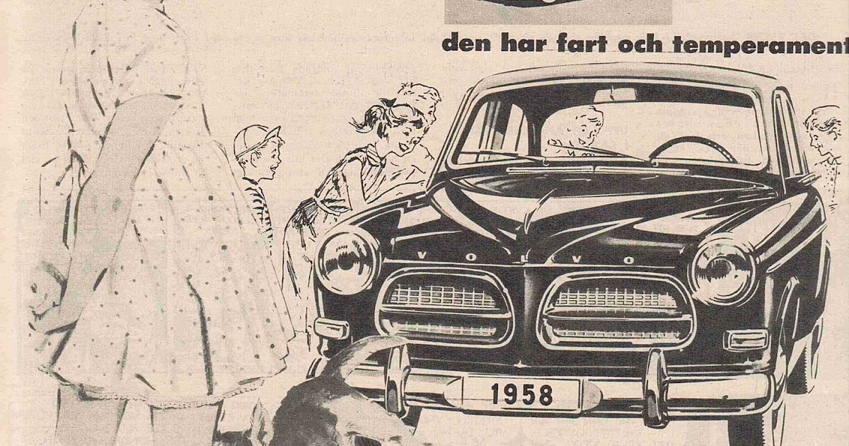 Nostalgorama: Reklam för Volvo Amazon 1958