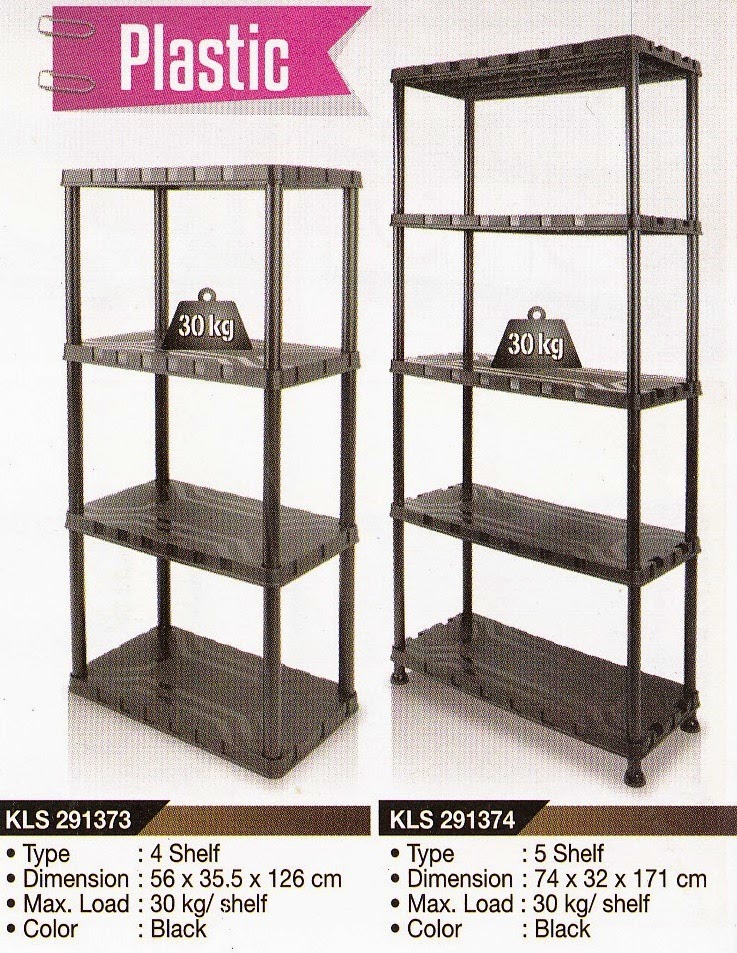 RAK GUDANG BAHAN PLASTIK (Tipe 1) BEBAN 30 KG / HAMBALAN | RAK GONDOLA ...