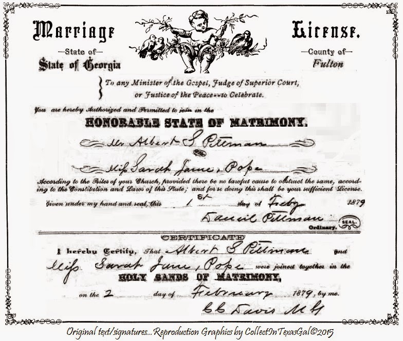 Tracks of My Georgia Ancestors: Albert Singleton Pittman...Farmer and ...