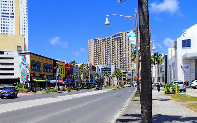Guam 2020: Post 34 Walking Downtown Tamuning, through the tourist area