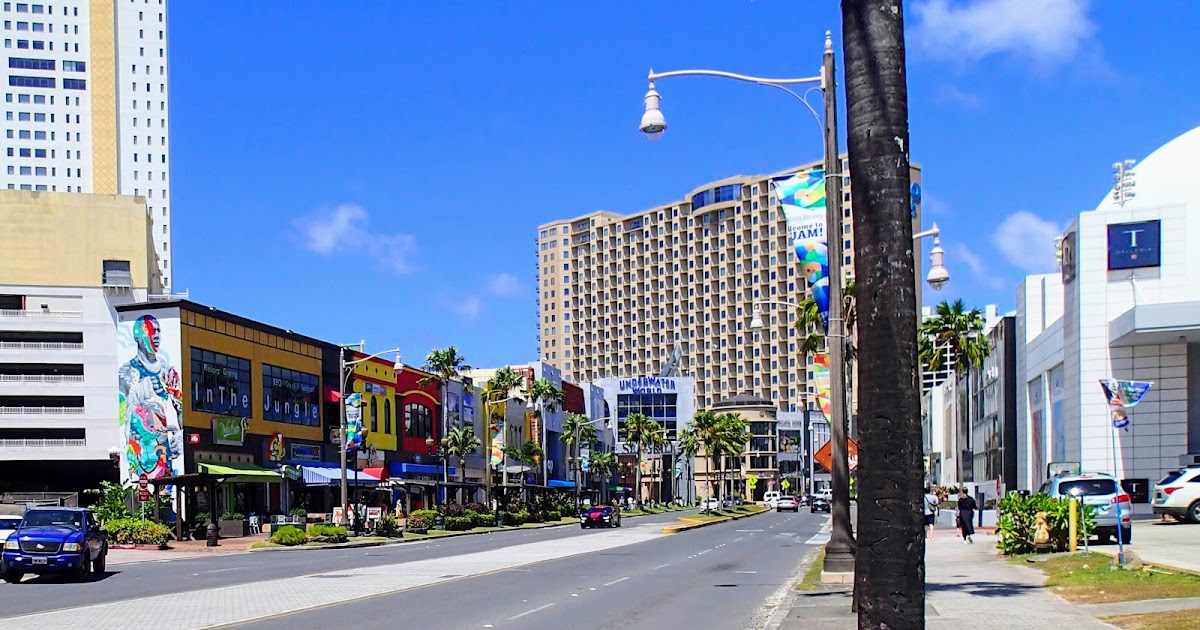 Guam 2020: Post 34 Walking Downtown Tamuning, through the tourist area