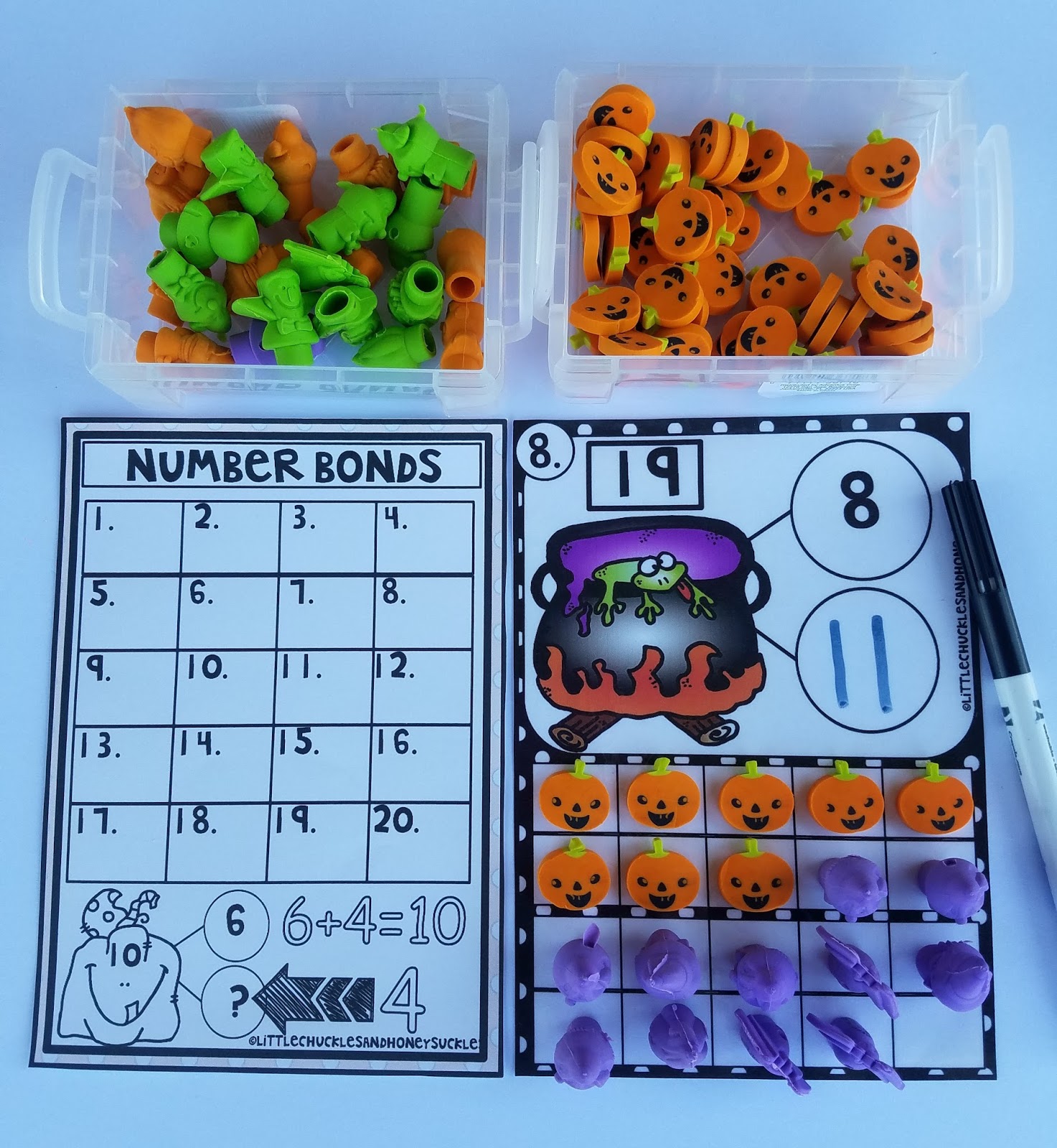 LittleChucklesandHoneysuckles: Kindergarten Halloween Centers
