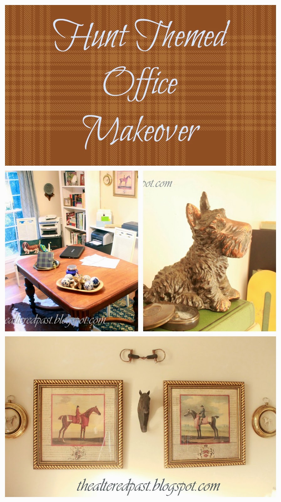 a.forte's blog of Spain Hill Farm: A Hunt Themed Office Makeover