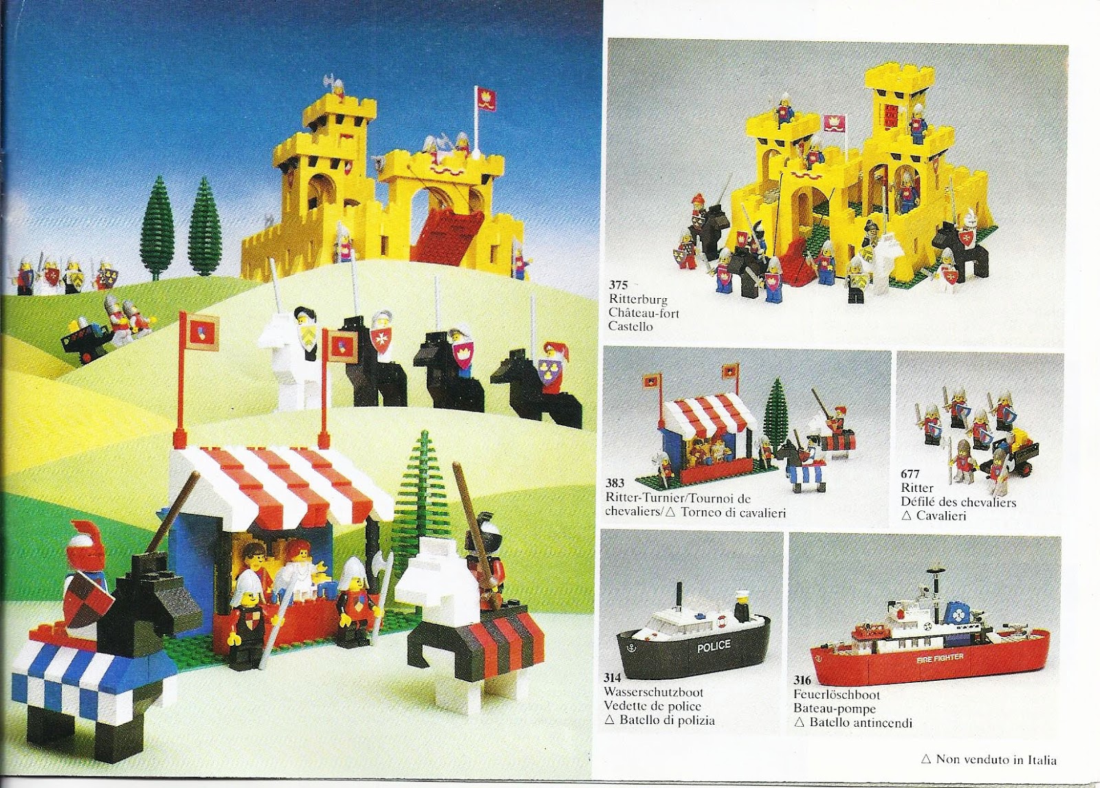 LEGO, quando i cavalli erano un po' astratti: il catalogo LEGOLAND del 1981