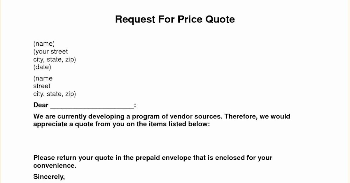 Price Offer Letter Template ~ Resume Letter