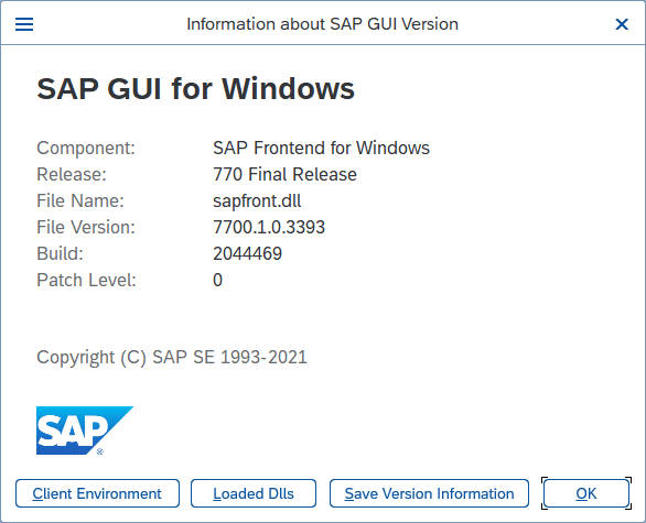 SAPeiros: SAP Gui 7.70