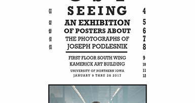 The Poetry of Sight: Joseph Podlesnik Poster | Kaycee Miller 2016