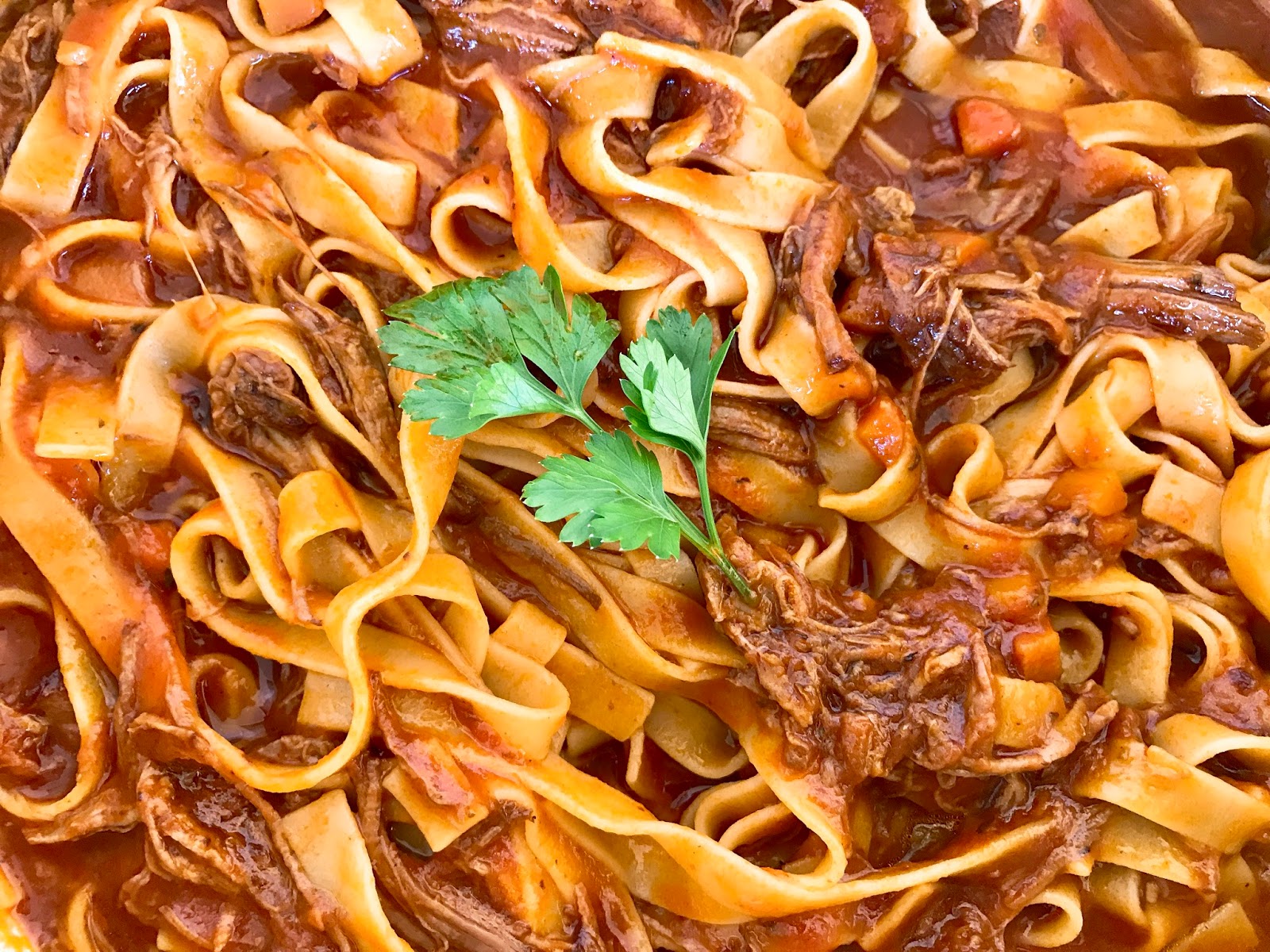 Beef Ragu with Tagliatelle