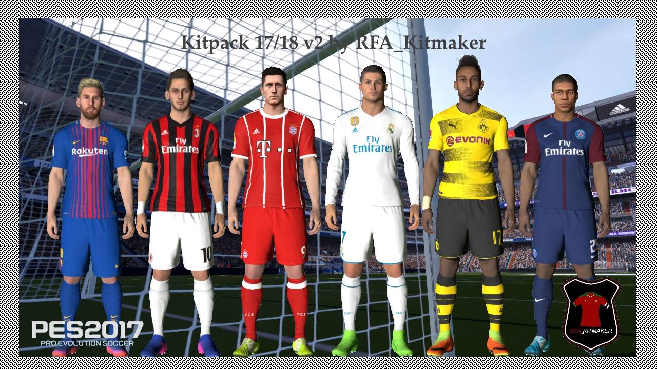 PES 2017 Kitpack v2 AIO 17-18 by RFA_Kitmaker - Pes-Moder