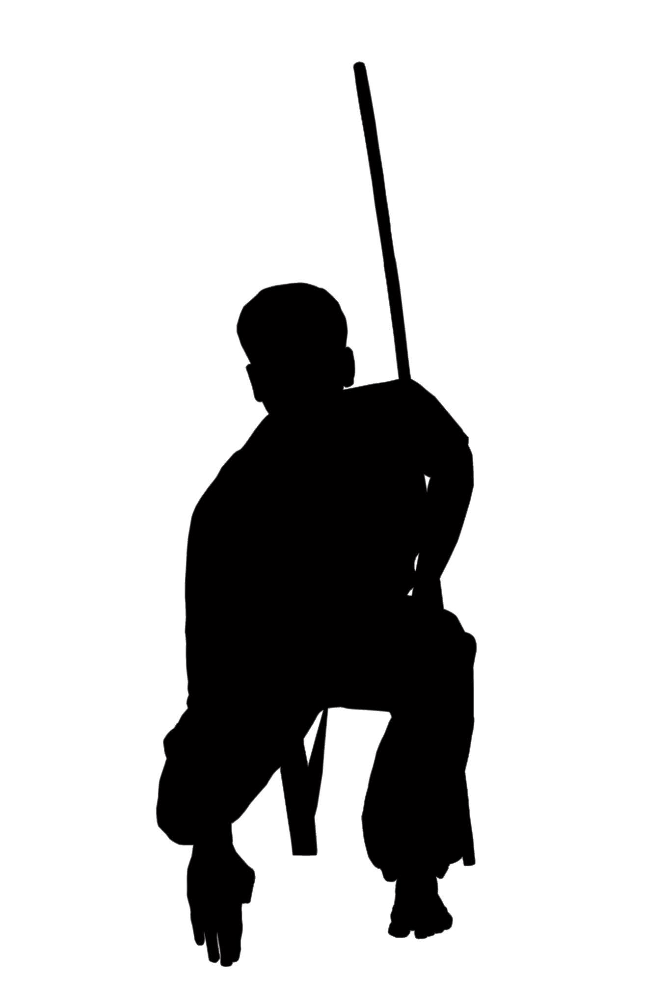 Panchabootha International Martial Arts Academy: Silambam Clipart , vector