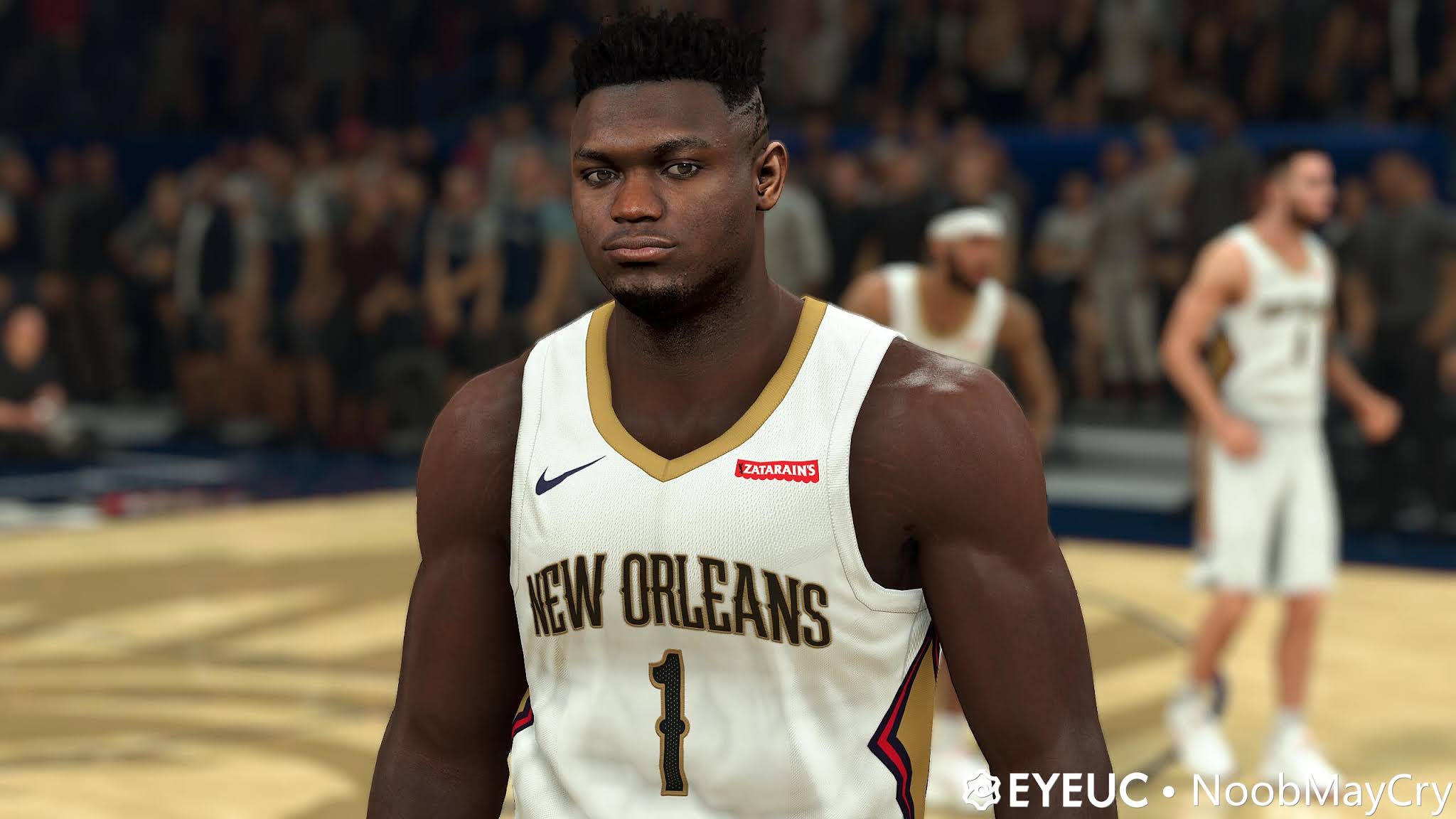 Zion Williamson Cyberface and Body Model By NoobMaycry [FOR 2K21]