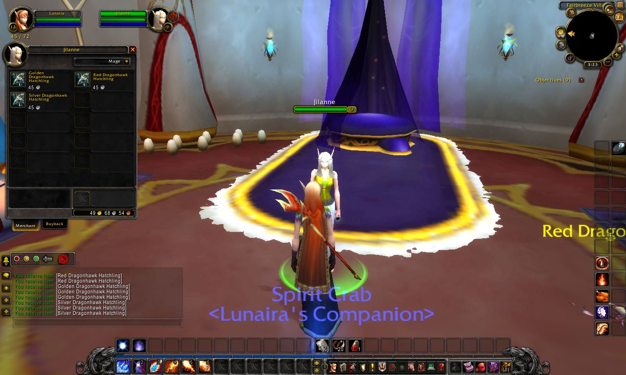 WOW Companion Collector: Golden Dragonhawk Hatchling (uncommon lvl 1)