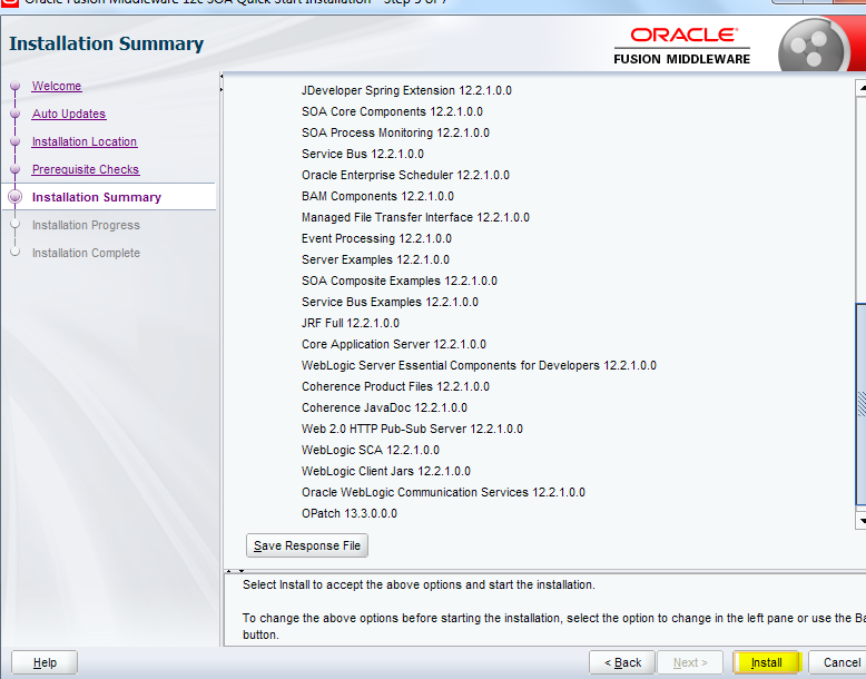Exploring Soa Installing Oracle Soa Suite 12c Windows 64bit System
