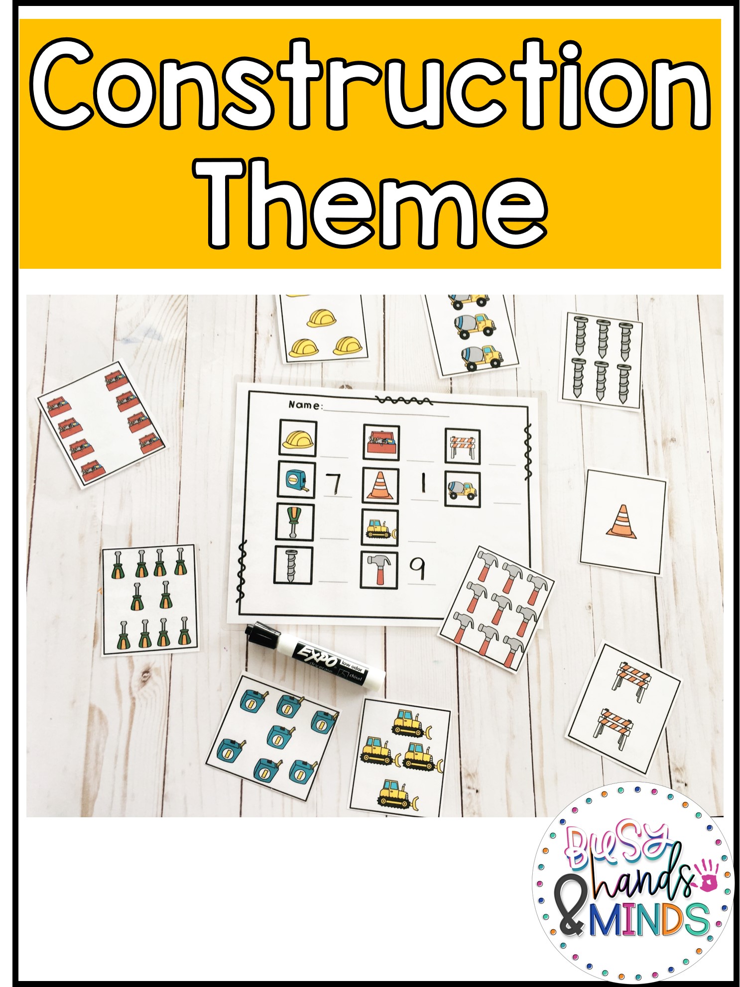 Construction Preschool Theme | Busy Hands and Minds