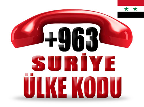 +963 (00963) nerenin ülke kodudur? Suriye şehir alan kodları - Laf Sözlük
