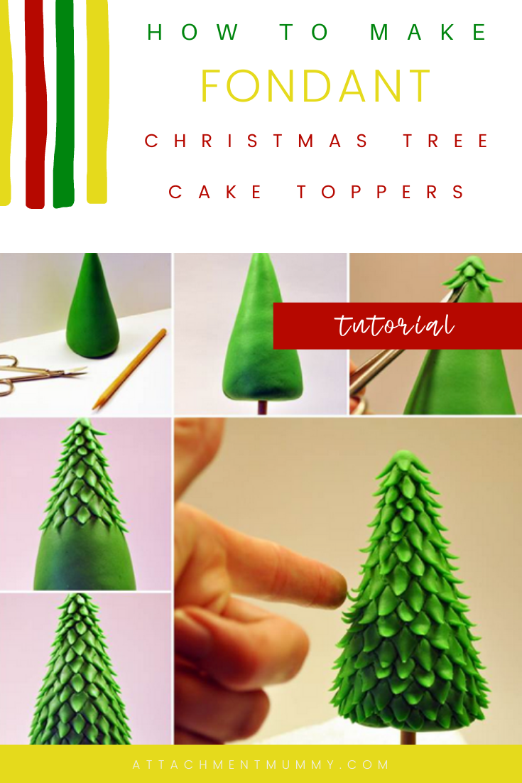 How To Make A Christmas Tree Topper With Fondant Icing {Tutorial}
