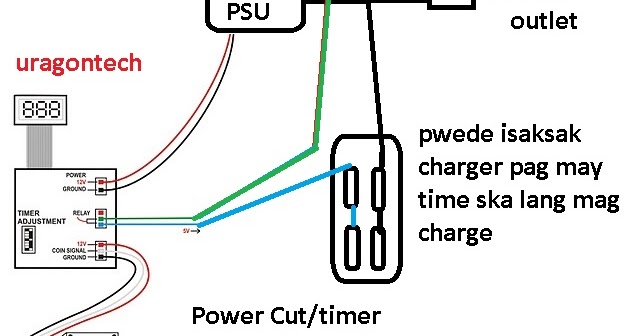 Charging station with timer diagram - Allan Pisonet Parts and Gadgets
