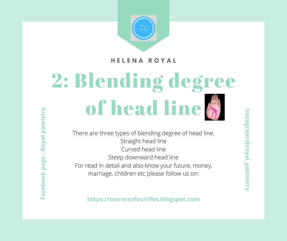 Need Two Minutes to Read 8 Types of Head Line ( Wisdom Line) in palm ...