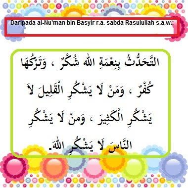 Pusat Dakwah Islam Negeri Kedah: MUTIARA HADITH- ERTI SYUKUR...