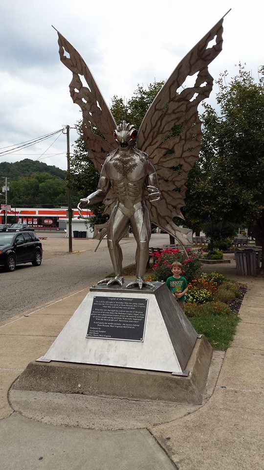 Theresa's Haunted History of the Tri-State: Mothman Memorialized: Bob ...