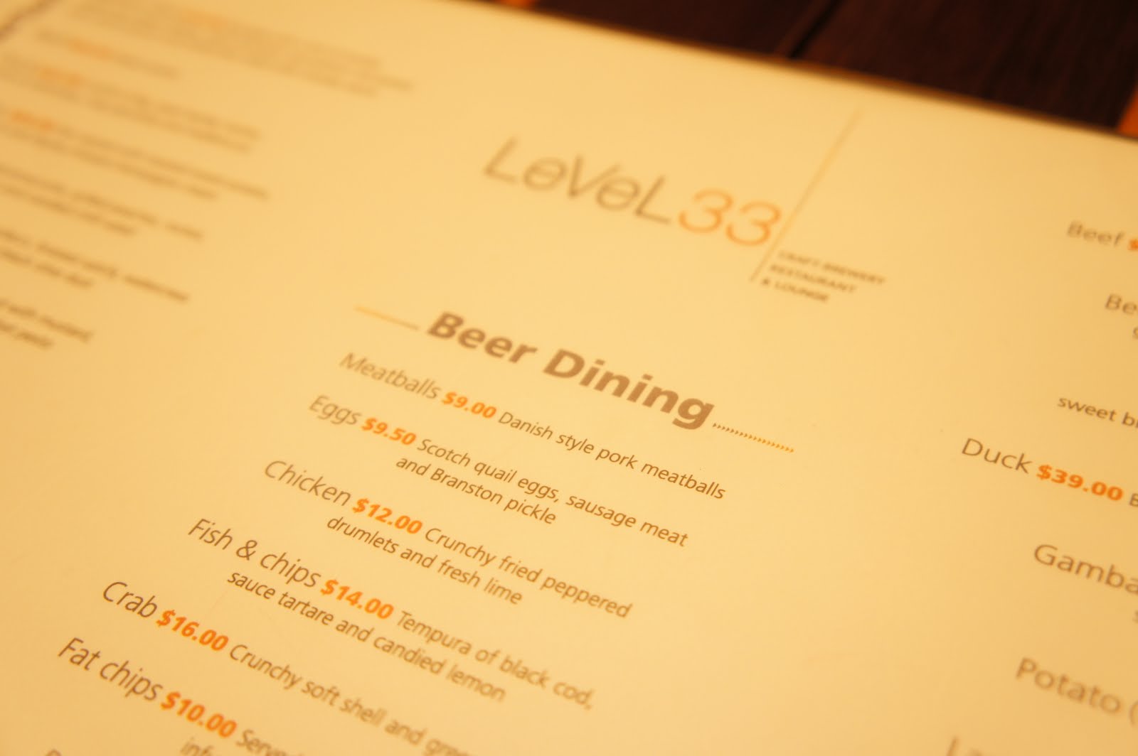 For The Love Of Food: Level 33 @ MBFC Tower 1