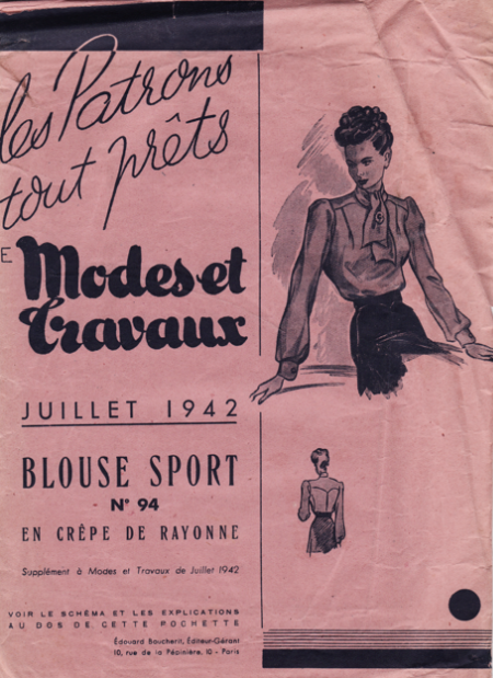 A Few Threads Loose: Sewing with Vintage French Patterns