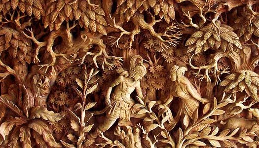 Seni Ukir Jepara Memiliki Ciri Khas Bentuk Corak dan Motif - Bilik Seni