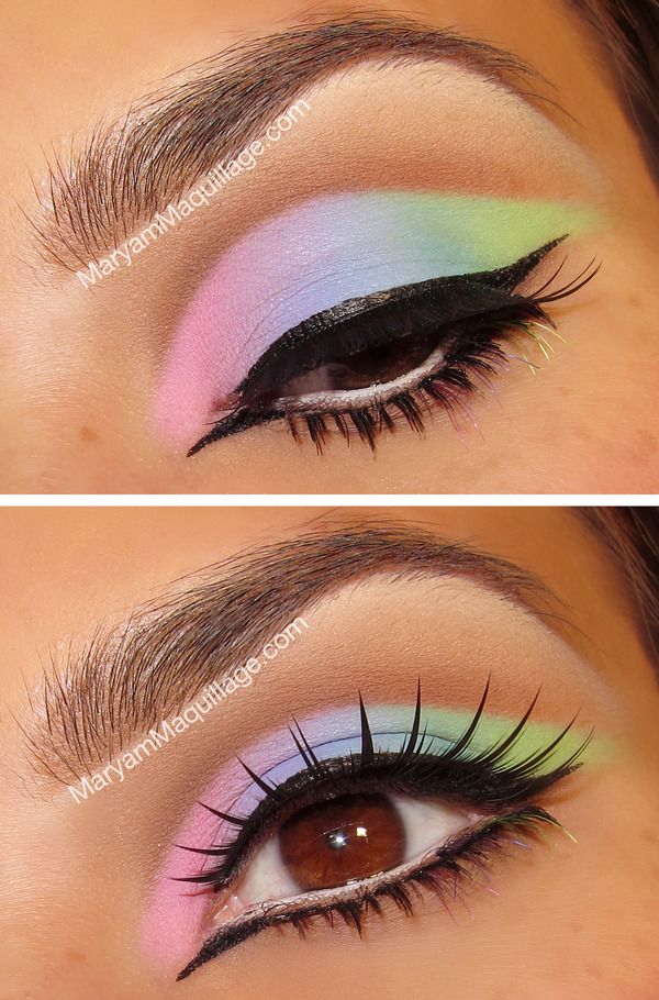 Eyedolize Makeup: 10 Absolutely Stunning Rainbow Makeup Designs
