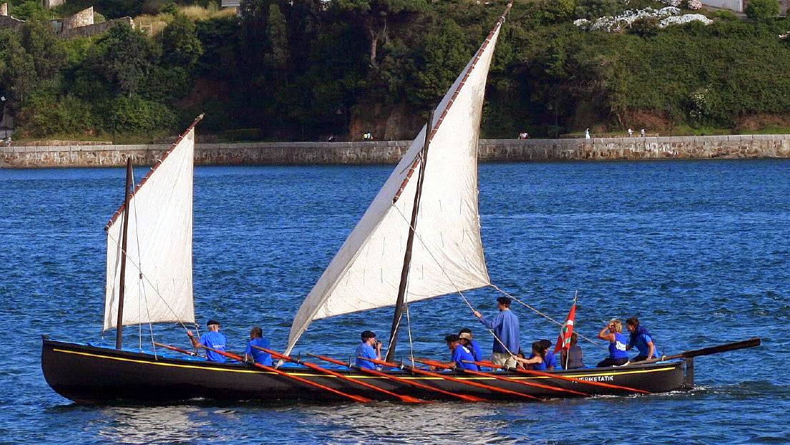 La Trainera, la reina de las embarcaciones de banco fijo.