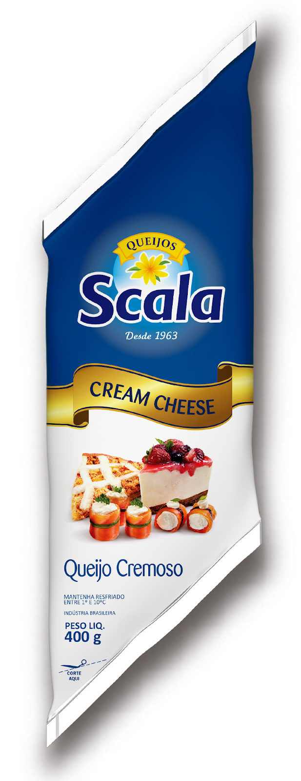 SCALA LANÇA CREAM CHEESE DE 400 GRAMAS PARA ATENDER O CONSUMIDOR FINAL