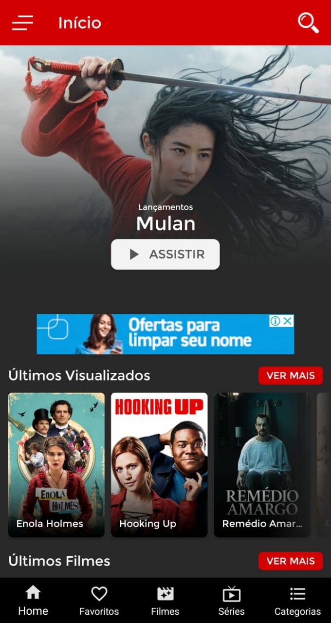 Cine Vision - Filmes e Séries Grátis para Android! - BROTHERS DO AZ