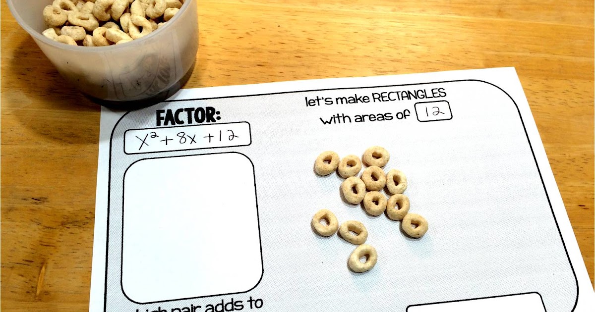 Scaffolded Math and Science: Cereal Factoring