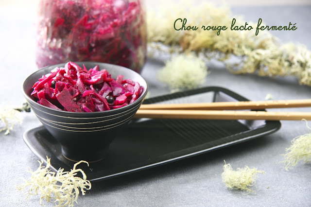 Chou rouge lacto-fermenté façon kimchi