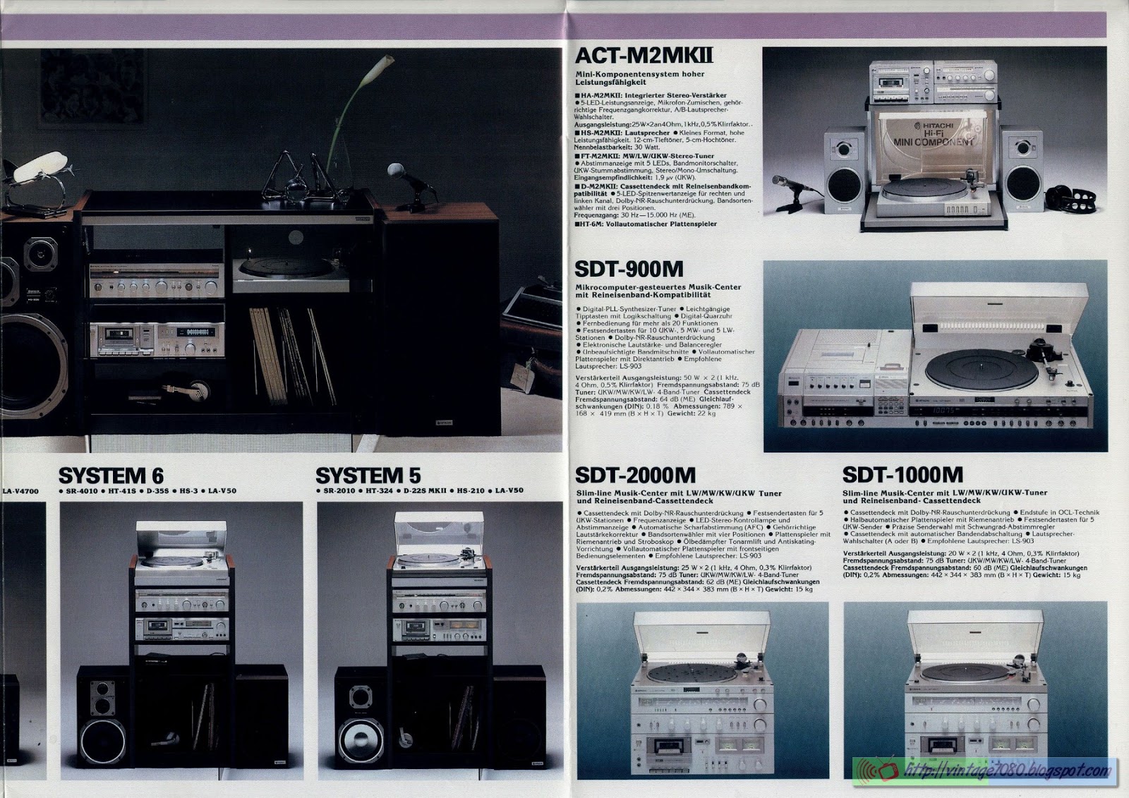 Vintage 70 80: Hitachi 06 - Catálogo 1980-1981