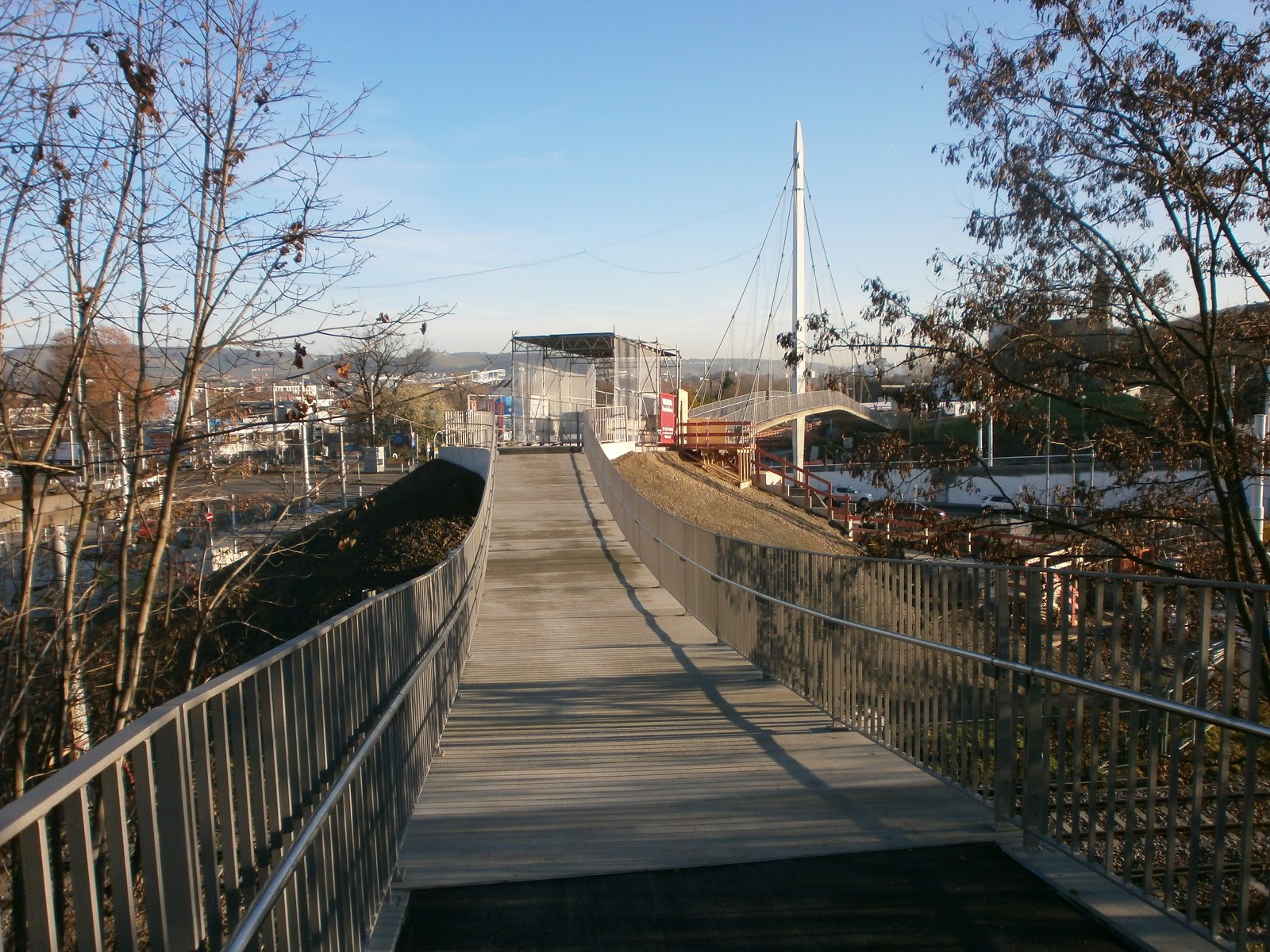 Wege in der Region Stuttgart: Rosensteinstege (Leuze-Steg) in Stuttgart-Ost und Stuttgart-Bad ...