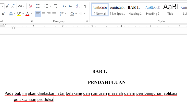 TUTORIAL UNTUK HEADING BAB, SUB BAB, dan SUB-SUB BAB PADA MS. WORD ...