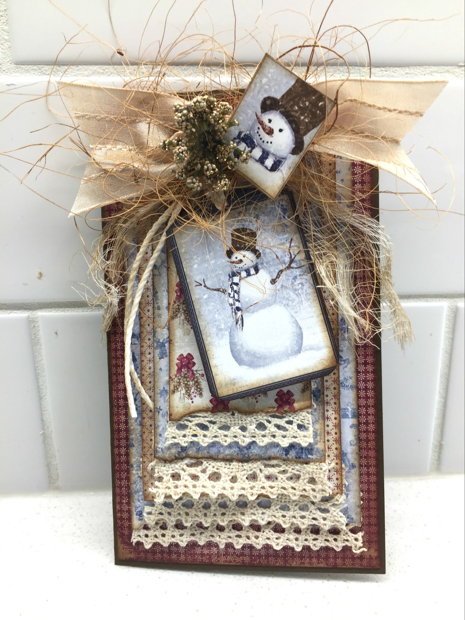 Christmas Shabby Chic Kit #2 - Detail Photos & Technique Video Tutorial ...