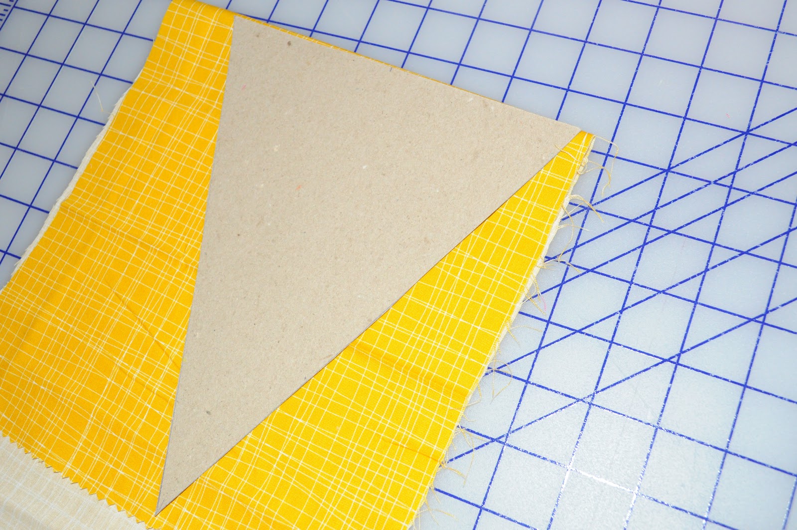 The Little Fabric Blog: Fabric Pennant Banner Tutorial
