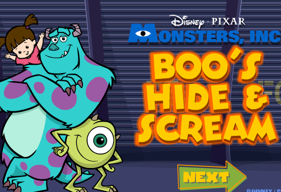 Disney Pixars Monstruos S.A.: Boo asustando a los monstruos
