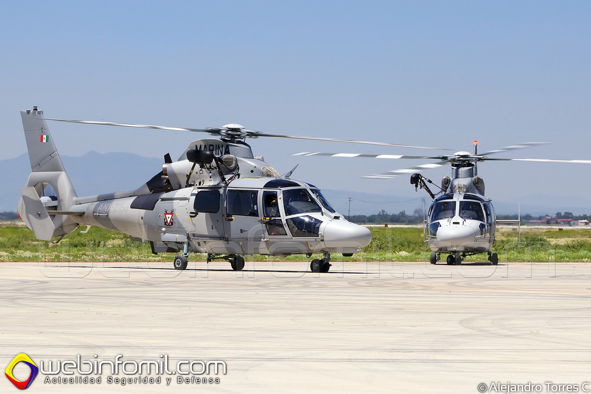 Finalizan las entregas de los Airbus AS565 MBe Panther a la Armada de México - Webinfomil