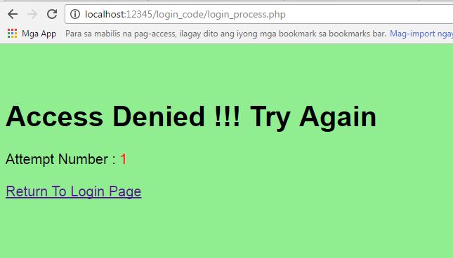 Free Programming Source Codes And Computer Programming Tutorials Three Attempt Login System In