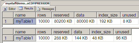 SQLBalls: Lesson 2: Internal Structures, Vardecimal, & Row Compression
